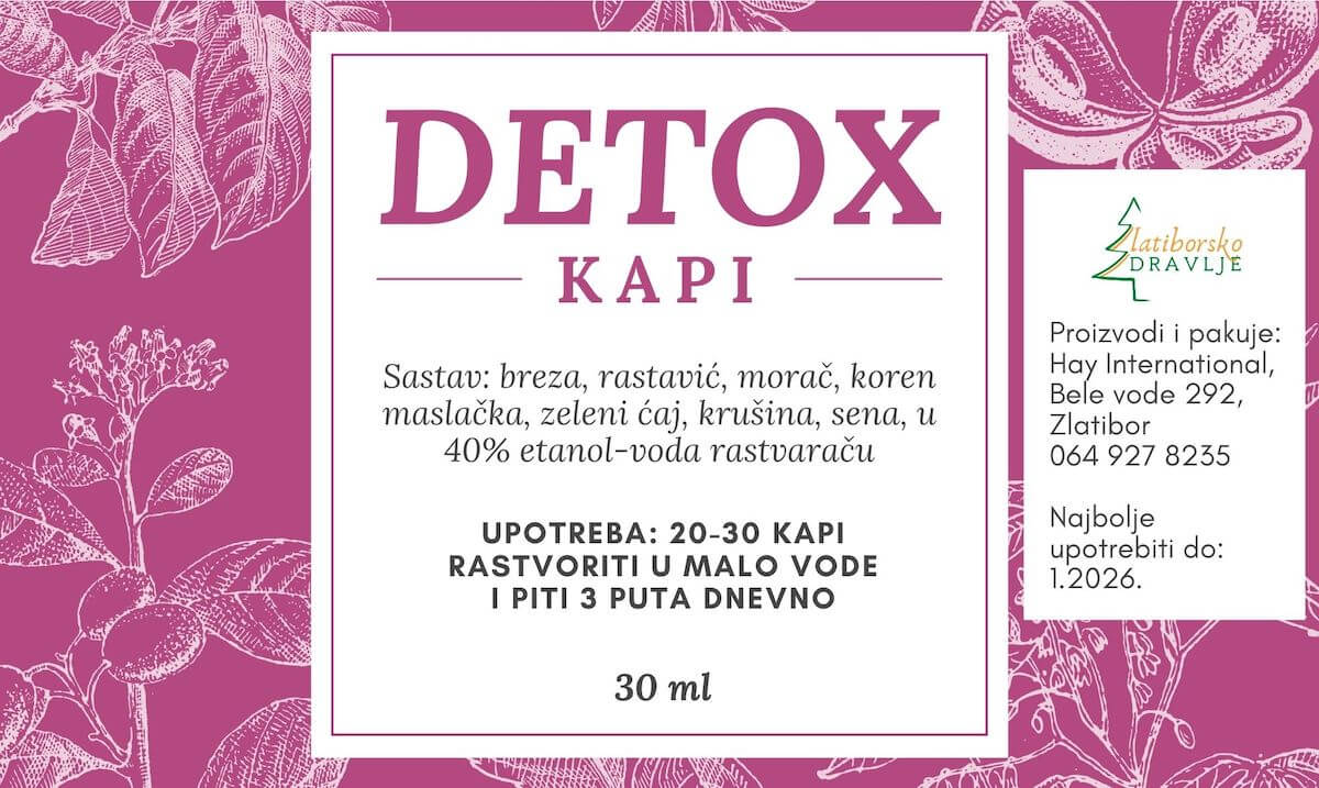 Detox kapi - Zlatiborsko Zdravlje